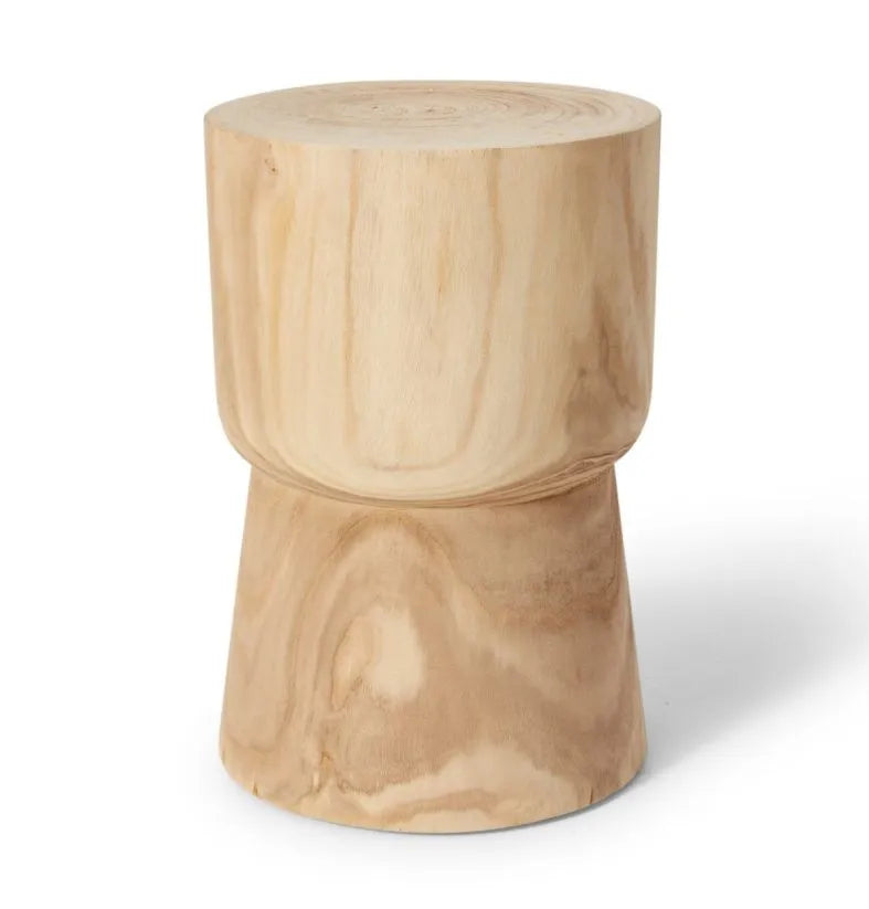 Nyla Paulownia Wood Stool – Jarvis + Jarvis Home