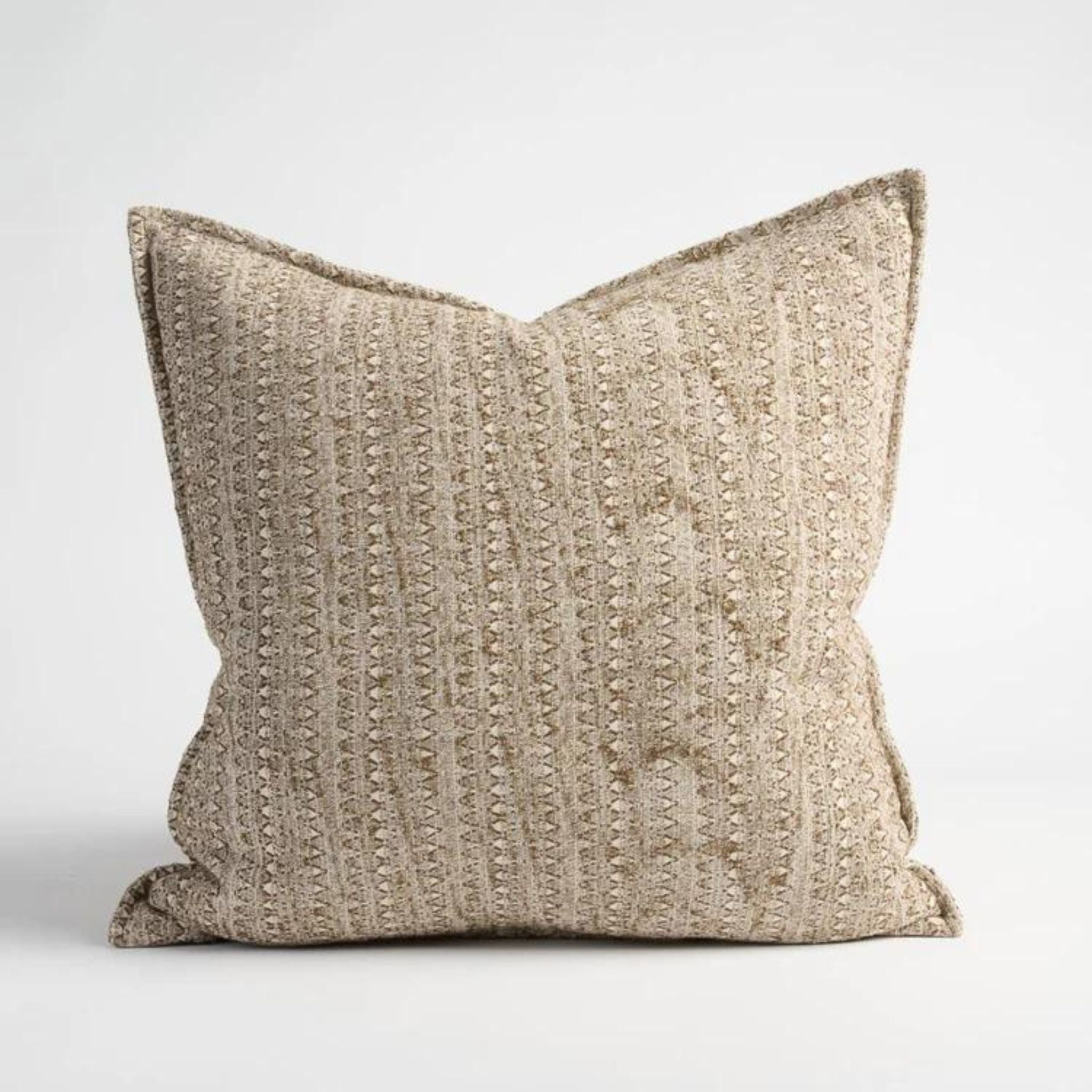 Lowan Cushion - Natural/Chocolate – Jarvis + Jarvis Home