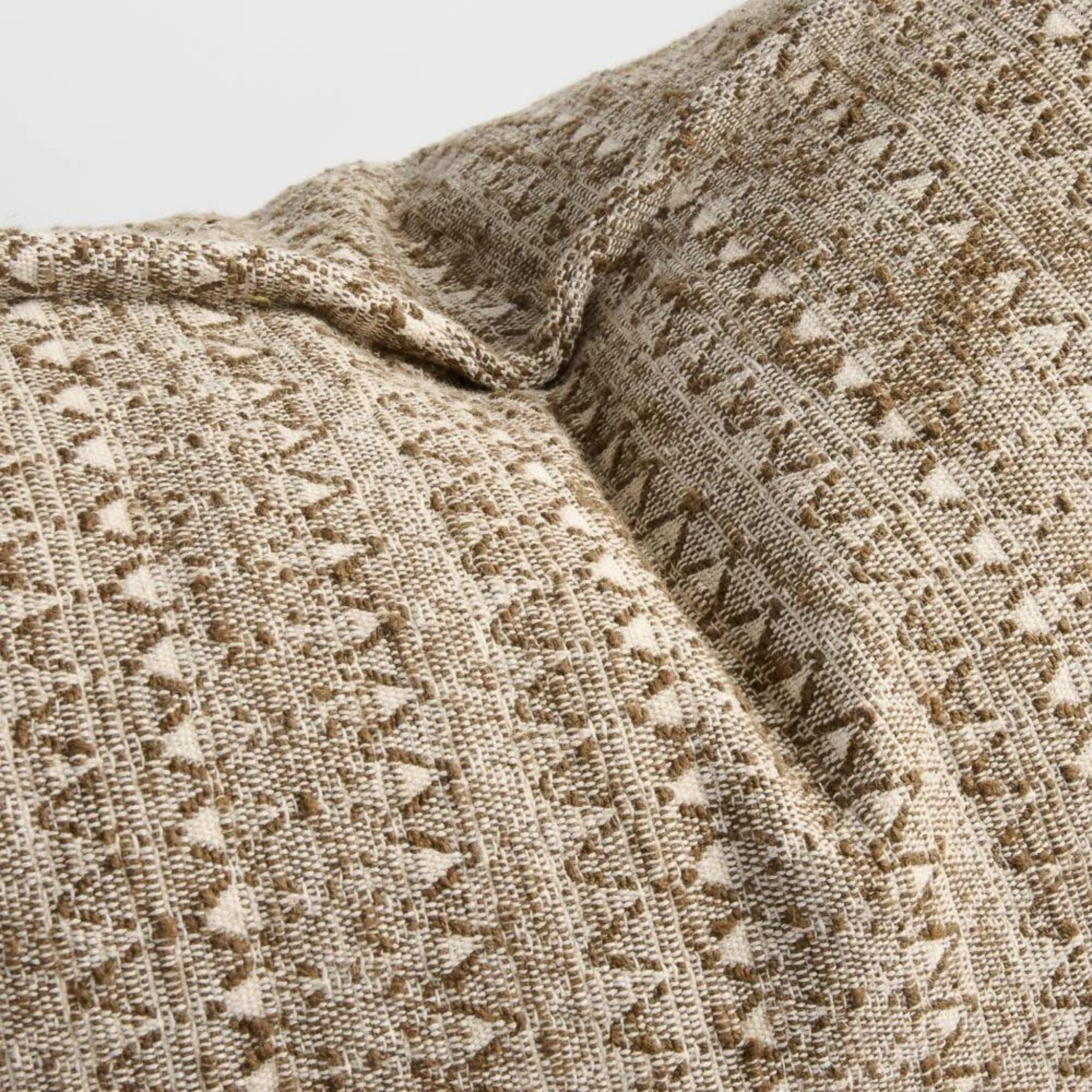 Lowan Cushion - Natural/Chocolate – Jarvis + Jarvis Home