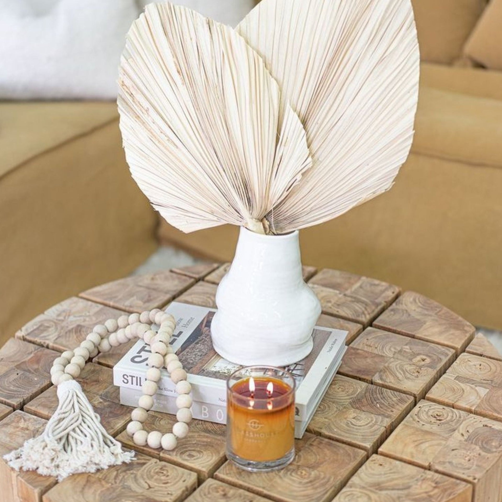 Uniqwa Hamali Block Coffee Table - Natural – Jarvis + Jarvis Home