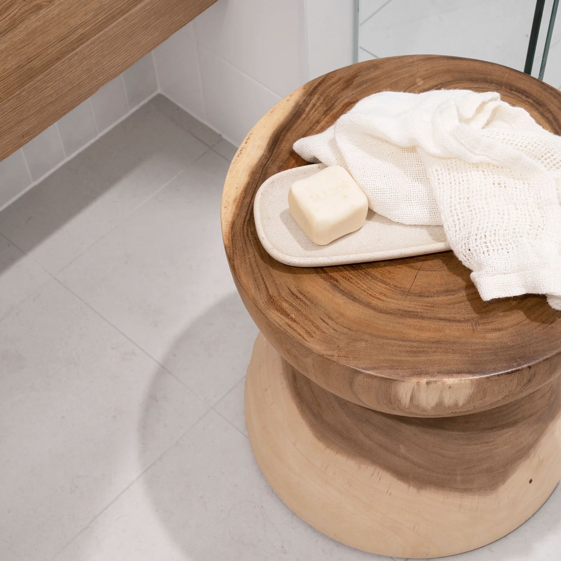 Uniqwa Collections Mele Stool - Natural – Jarvis + Jarvis Home