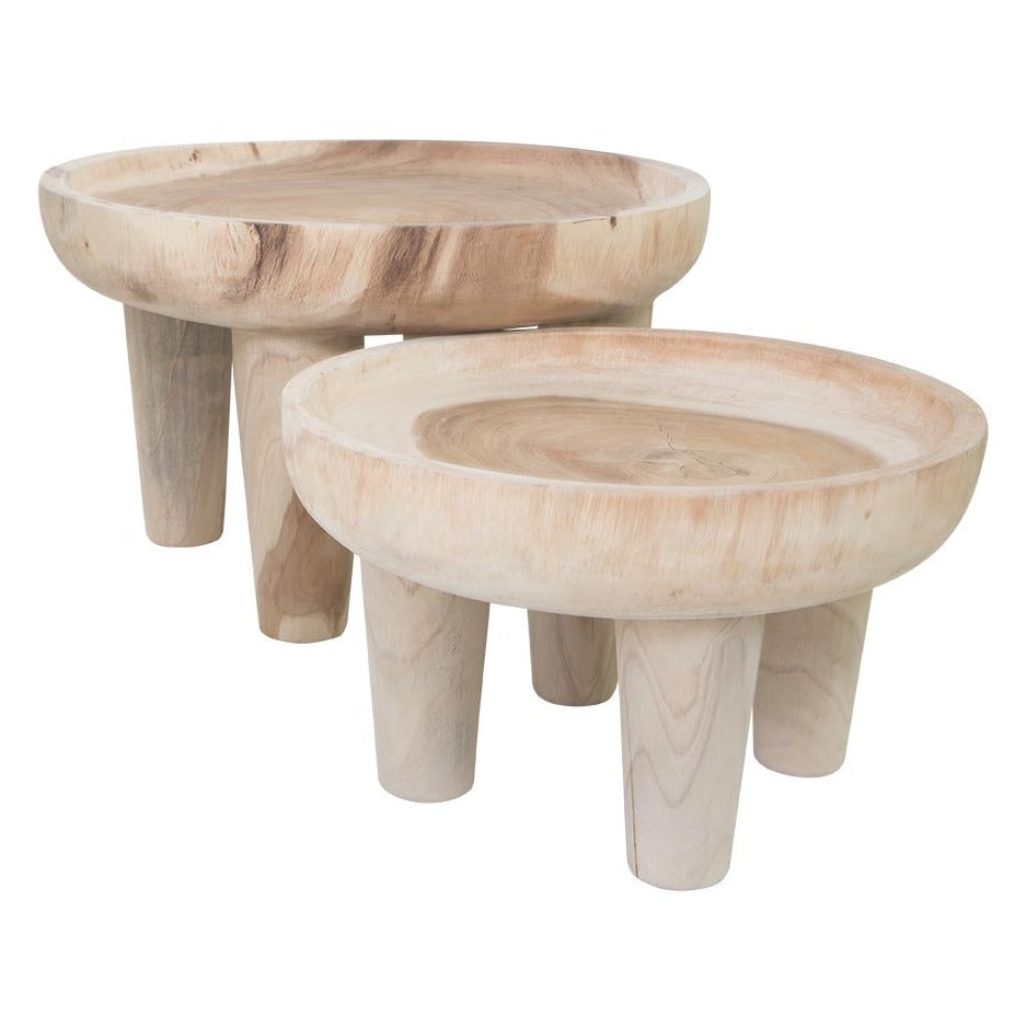 Uniqwa Collections Tamale Low Side Table - Natural – Jarvis + Jarvis Home